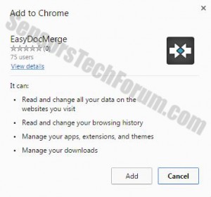 EasyDocMerge Toolbar Removal Manual - How to, Technology and PC Security Forum ...