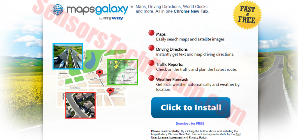 MapsGalaxy削除マニュアル - 方法, テクノロジーとPCセキュリティフォーラム | SensorsTechForum.com