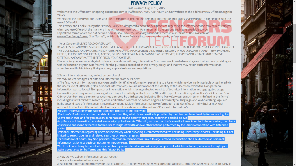 Remove Offers4u Fully from Your PC - How to, Technology and PC Security Forum | SensorsTechForum.com