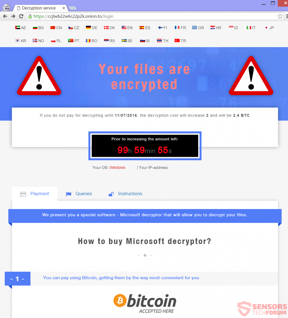Remove Microsoft Decryption Ransomware and Restore Encrypted Files ...