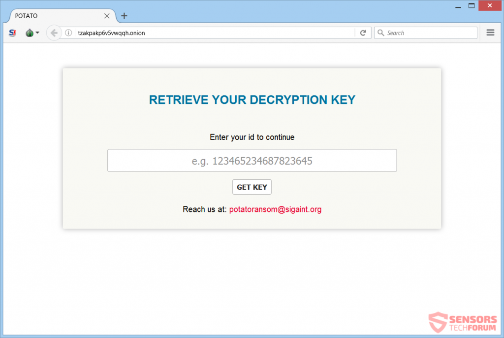 Remove Potato Ransomware and Restore .potato Files