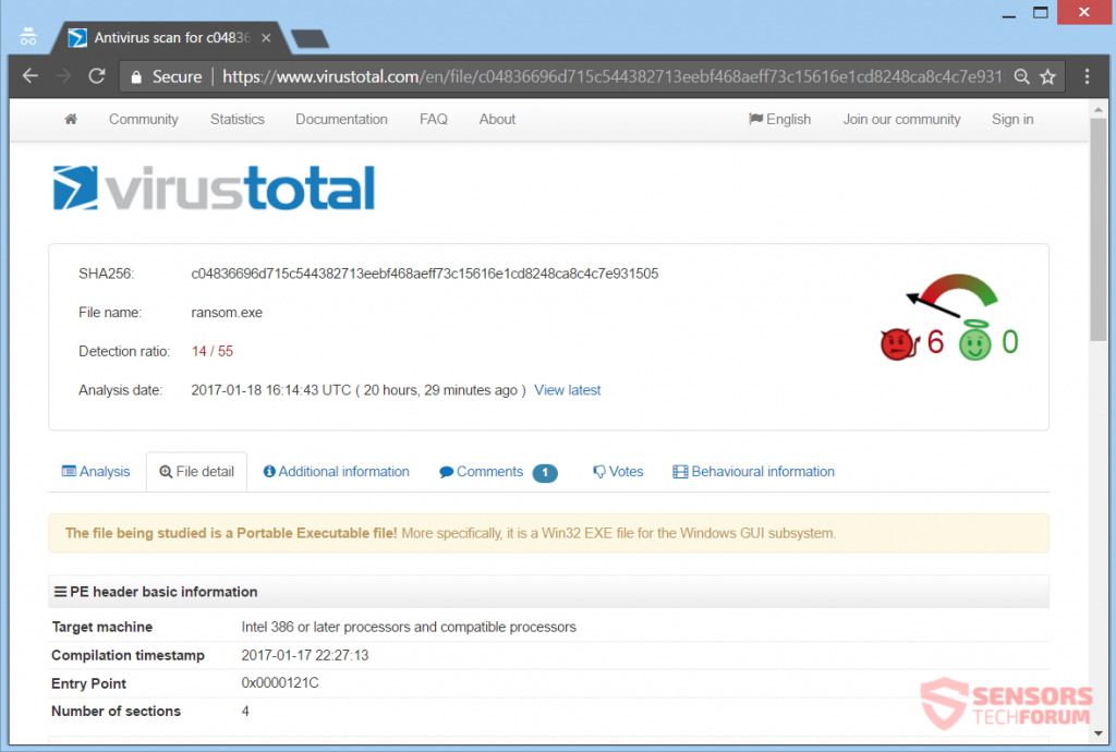 Satan Ransomware - Remove and Restore Your Files