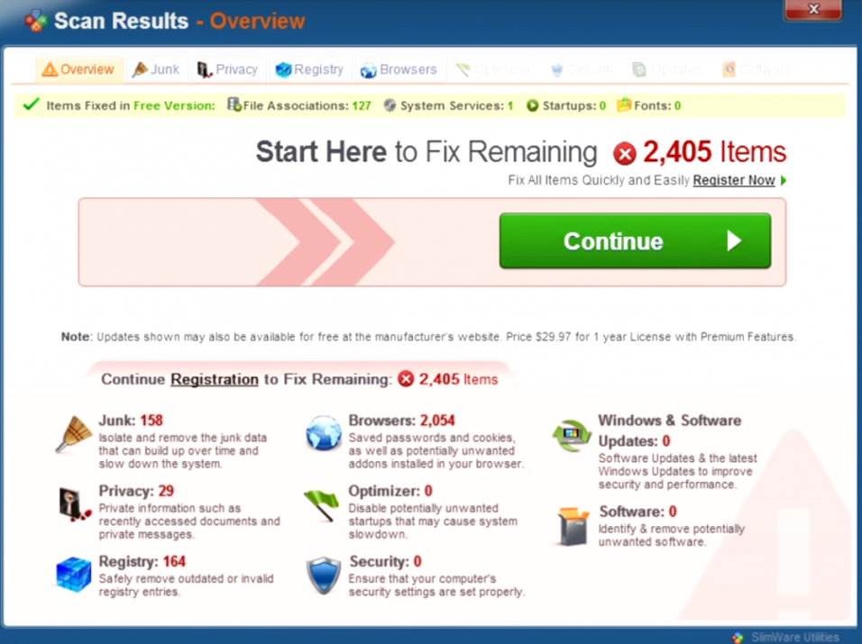 Windows から SlimCleaner Plus をアンインストールする簡単なガイド 10