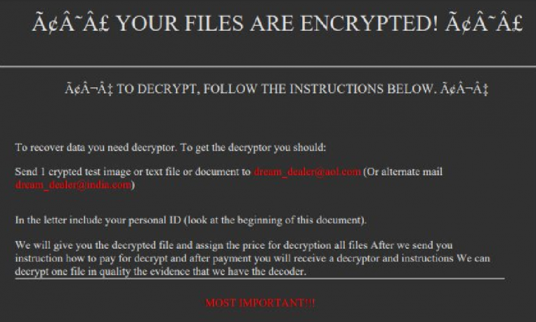 .DREAM File Virus – Remove It and Restore Files