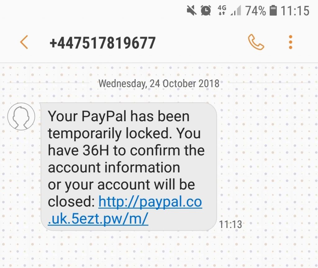 PayPal Phishing Scams - How to Avoid Them (Update November 2019)