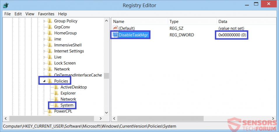 Fix Task Manager has been Disabled by your Administrator Error