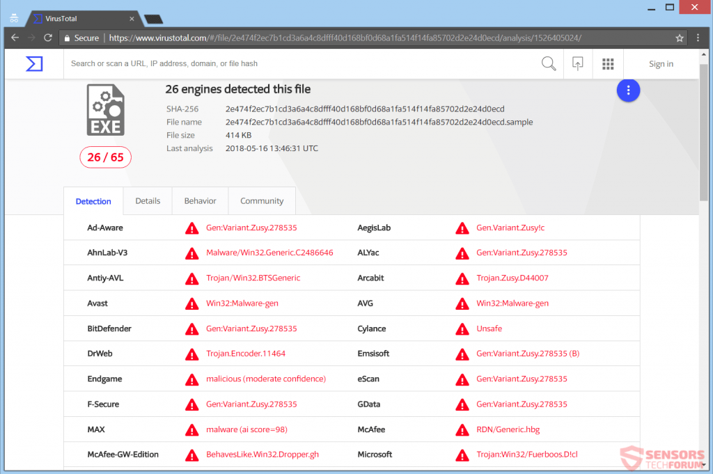 Remove Scarab-Walker Ransomware - Restore .JohnnieWalker Files