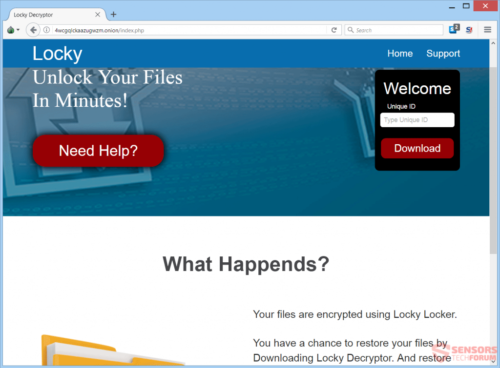 Retire Locky Locker ransomware - Restaurar archivos .locky