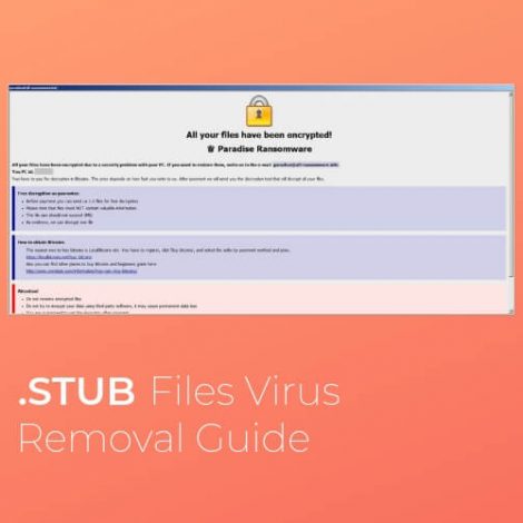 .STUB Files Virus (Paradise) - How to Remove It