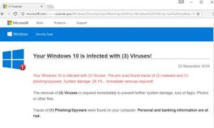 Your Windows 10 is Infected with Viruses - What Is It?