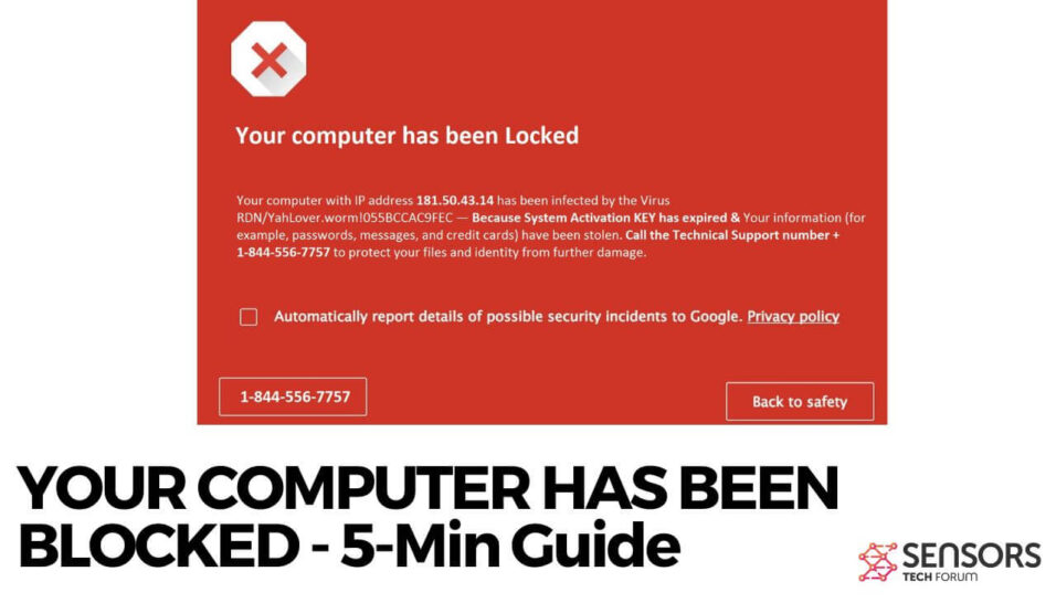 YOUR COMPUTER HAS BEEN BLOCKED - 5-Min Guide