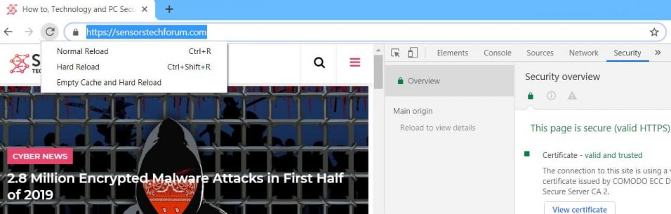 Hard Refresh Your Browsers and Clear Cache (Chrome, Firefox, IE, Safari)