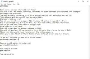Peta Virus ( .peta file ) - Remove Peta Ransomware