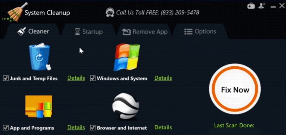 Remove System Cleanup by MakeFast (Undesired Program)