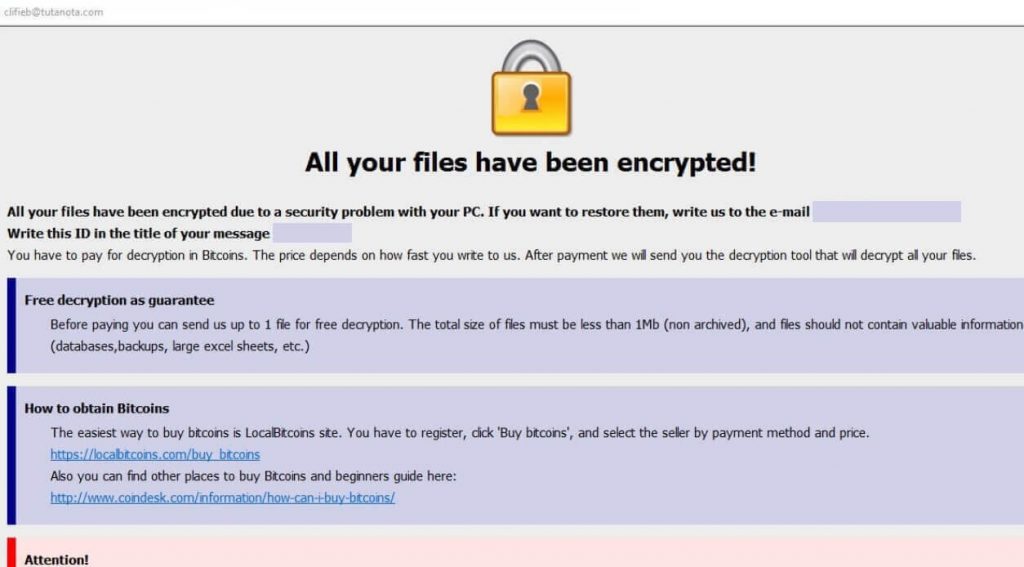 .ninja Virus File (Dharma Ransomware) - How to Remove