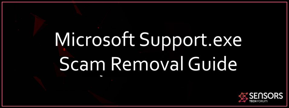 Microsoft Support.exe Scam Virus Removal GUIDE