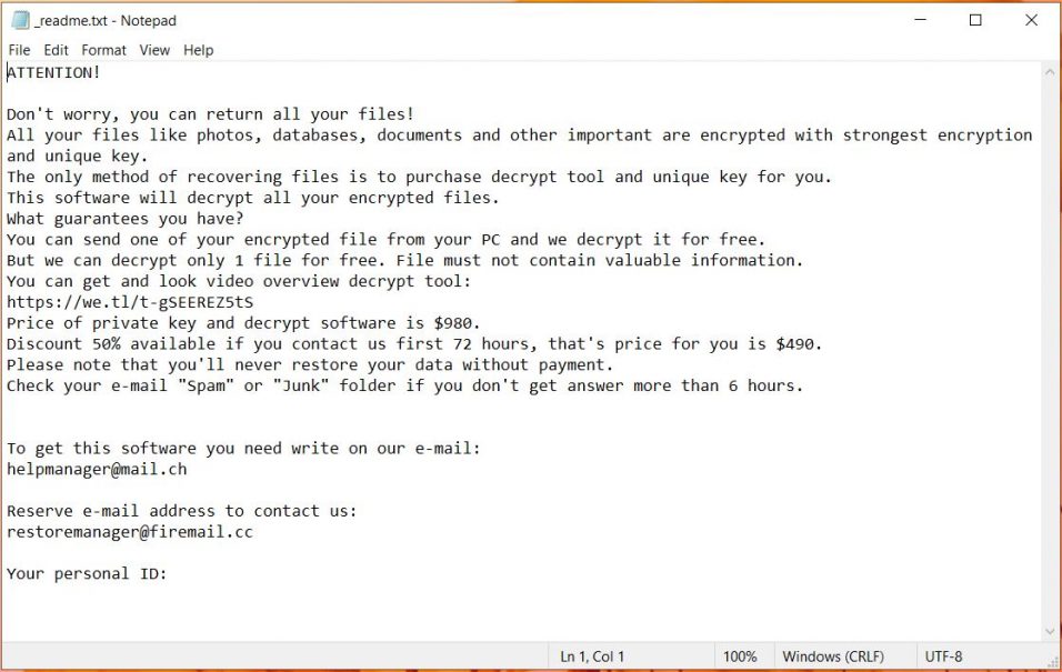 NILE VIRUS (.nile File) Remove + Decrypt Files