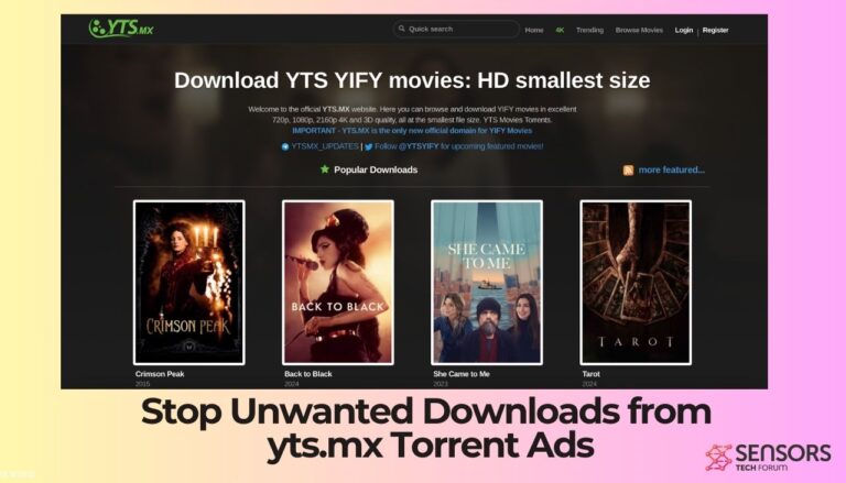 How to Remove Yts.mx Ads (+Restore Browser)