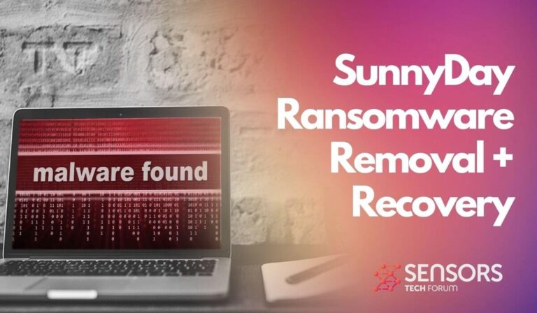 SunnyDay Virus (Ransomware) - How to Remove It and Restore Files