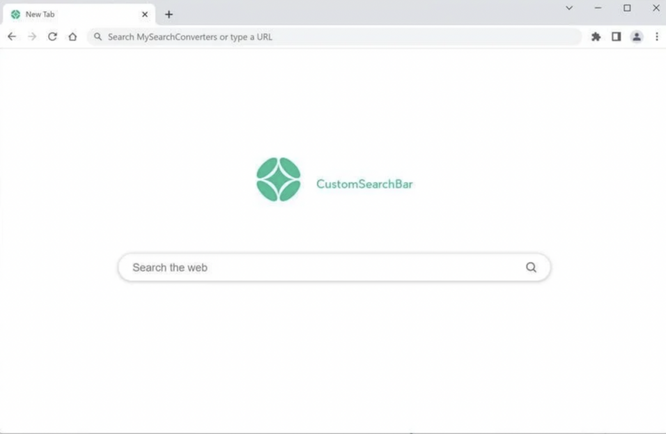 Custom Search Bar Browser Hijacker - Removal Instructions