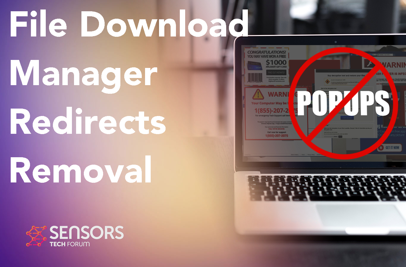 File Download Manager Ads - How to Remove It [Free]