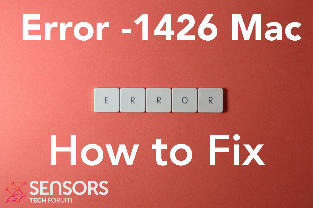 Error -1426 Mac How to Fix It [Free Guide] - How to, Technology and PC Security Forum ...