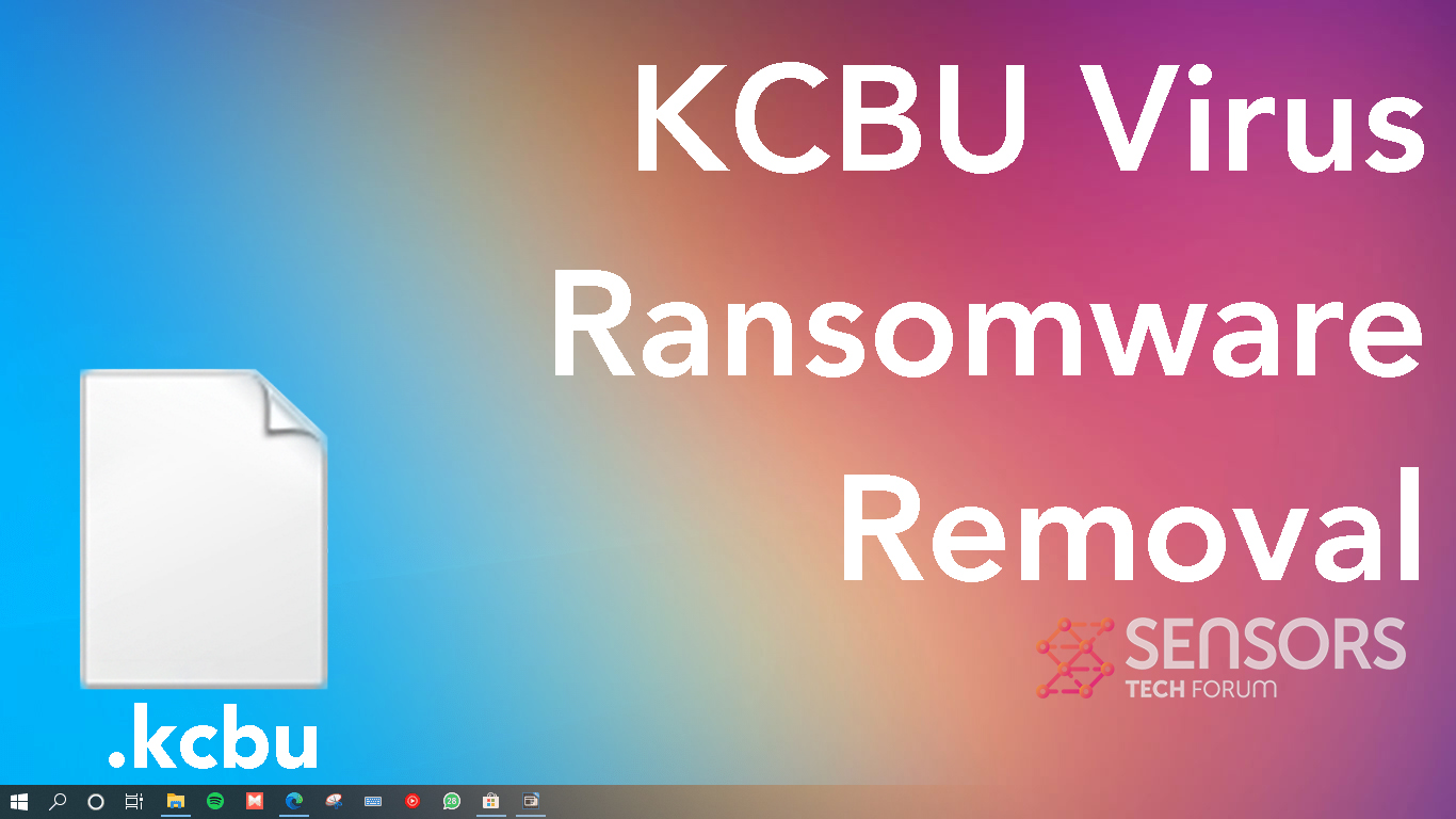 KCBU Virus [.kcbu Files] Ransomware - Remove & Decrypt Fix - How to, Technology and PC Security ...
