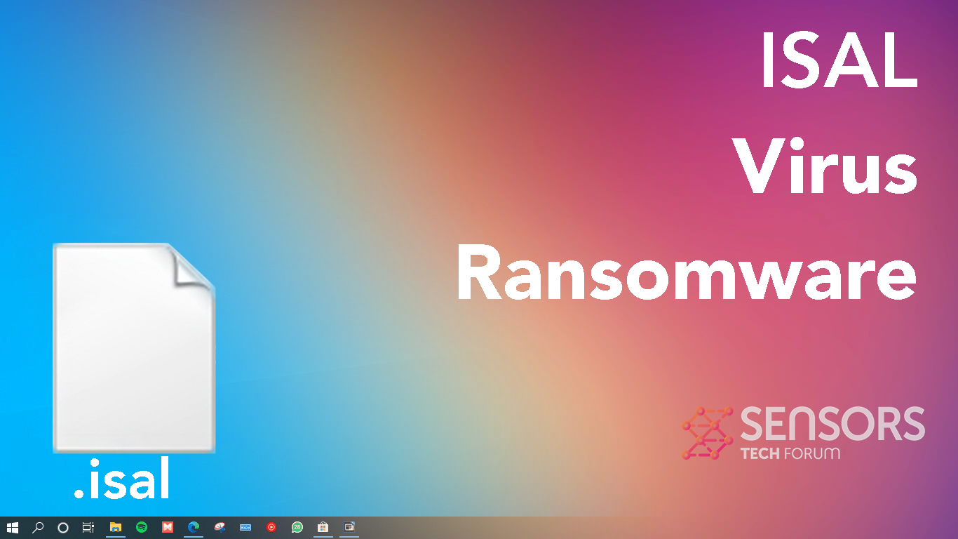 Virus ransomware ISAL [.isal archivos] - Quitar + desencriptar [Fijar]
