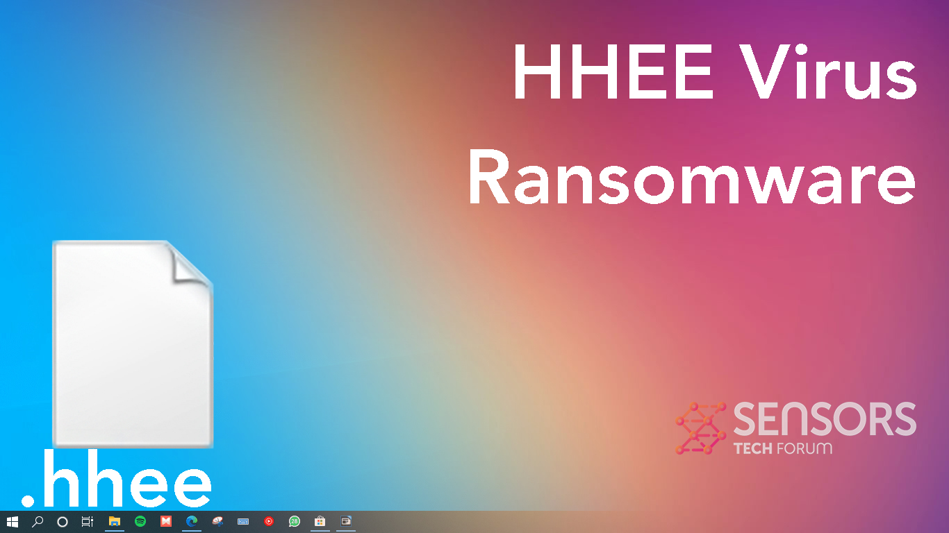 HHEE Virus Ransomware [.hhee Files] Remove and Decrypt Guide
