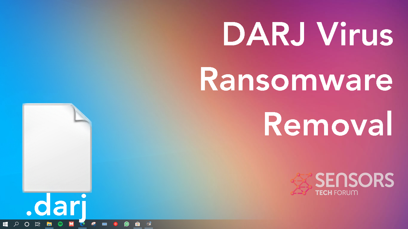 DARJ Virus [.darj Files] Ransomware - Remove + Decrypt