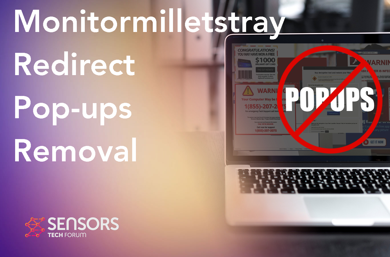 Monitormilletstray réoriente la suppression du virus [Réparer]