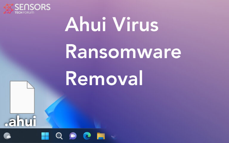 Ahui Virus Ransomware [.ahui Files] Remove + Decrypt