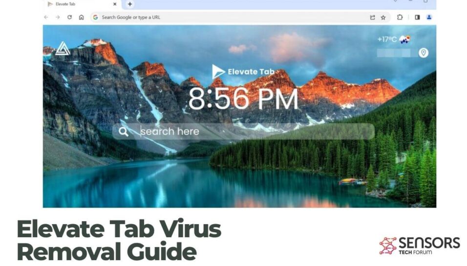 Elevate Tab Browser Hijacker (Virus Removal Guide)