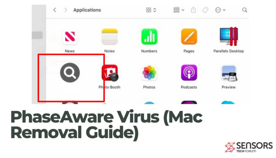 Virus PhaseAware (Guía de eliminación de Mac)