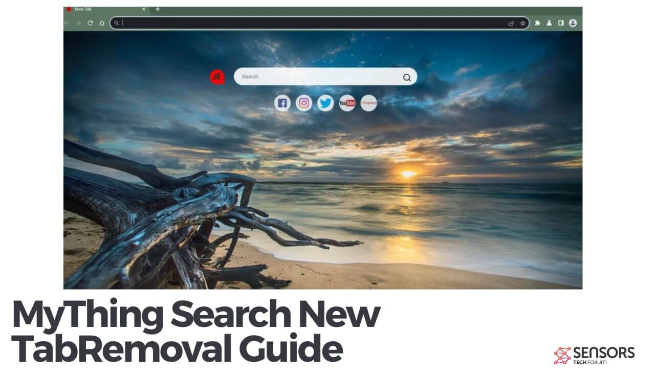 MyThing Search New Tab Browser Hijacker Removal