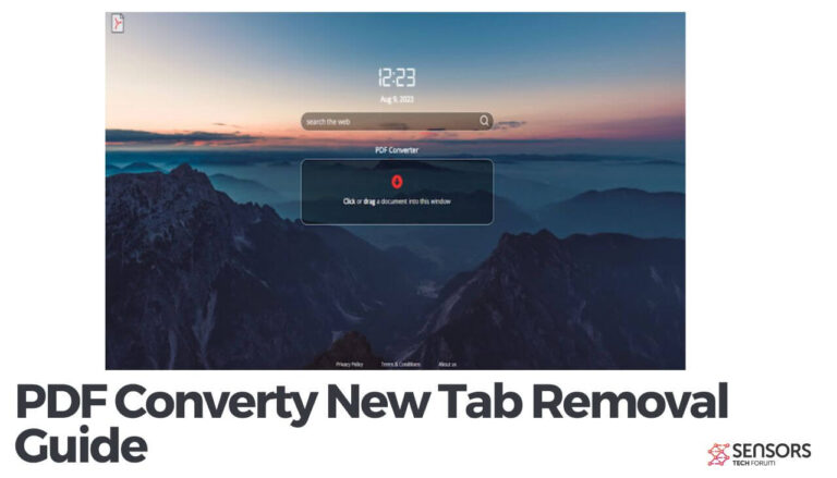PDF Converty New Tab - Virus Removal Guide