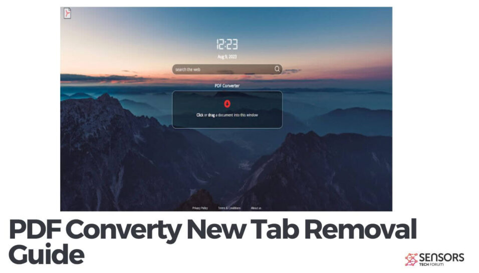 PDF Converty New Tab - Virus Removal Guide