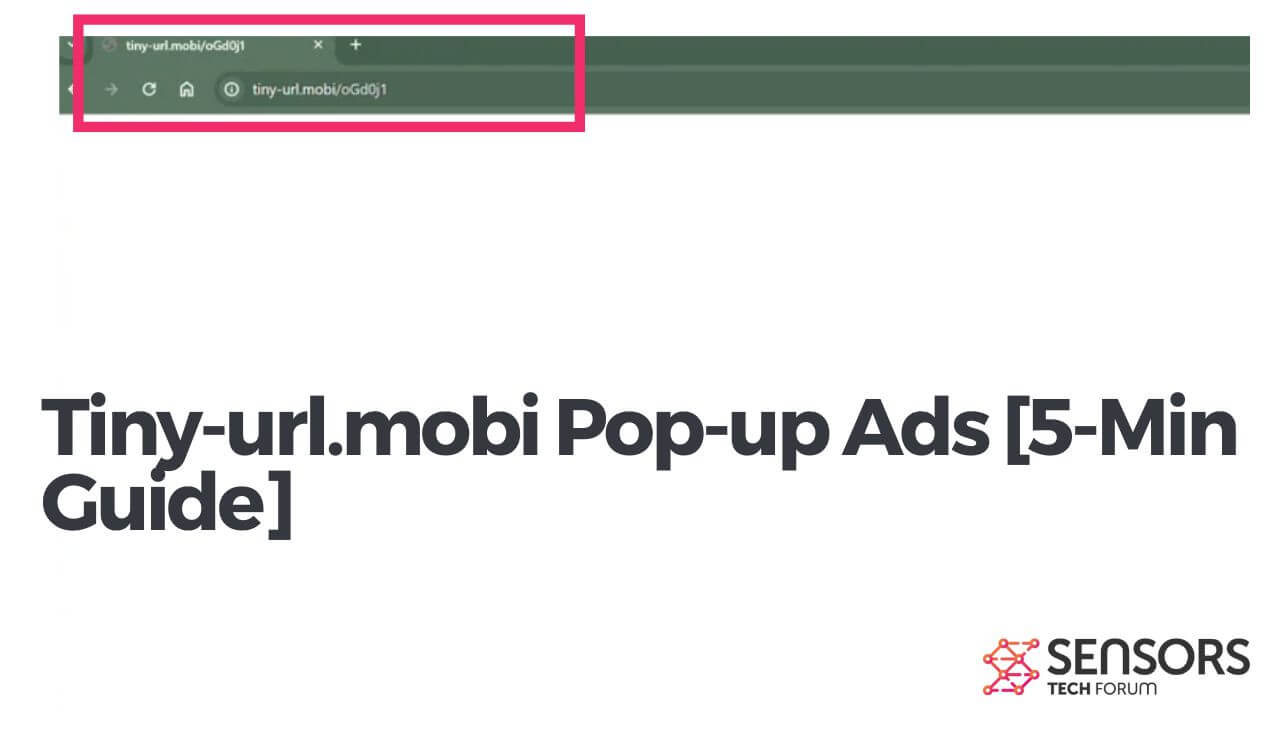 Anuncios emergentes de Tiny-url.mobi [5-Guía mínima]