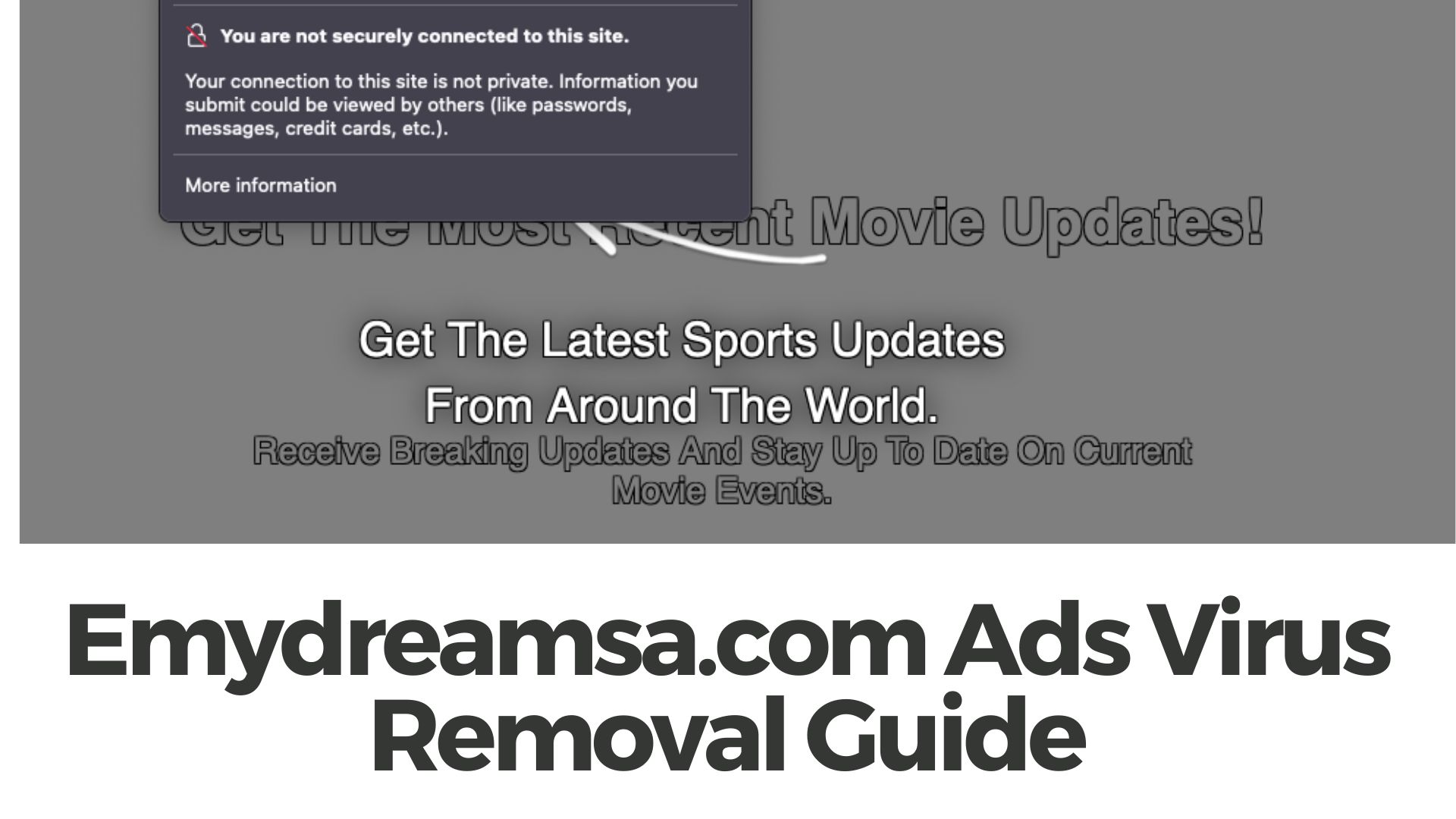 Emydreamsa.com Ads Virus Removal [5 Minutes Guide]