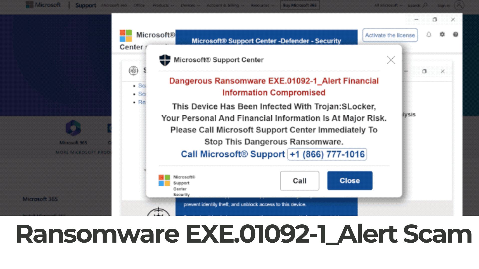Ransomware EXE.01092-1_Alert Scam Pop-up Removal [5 Min]