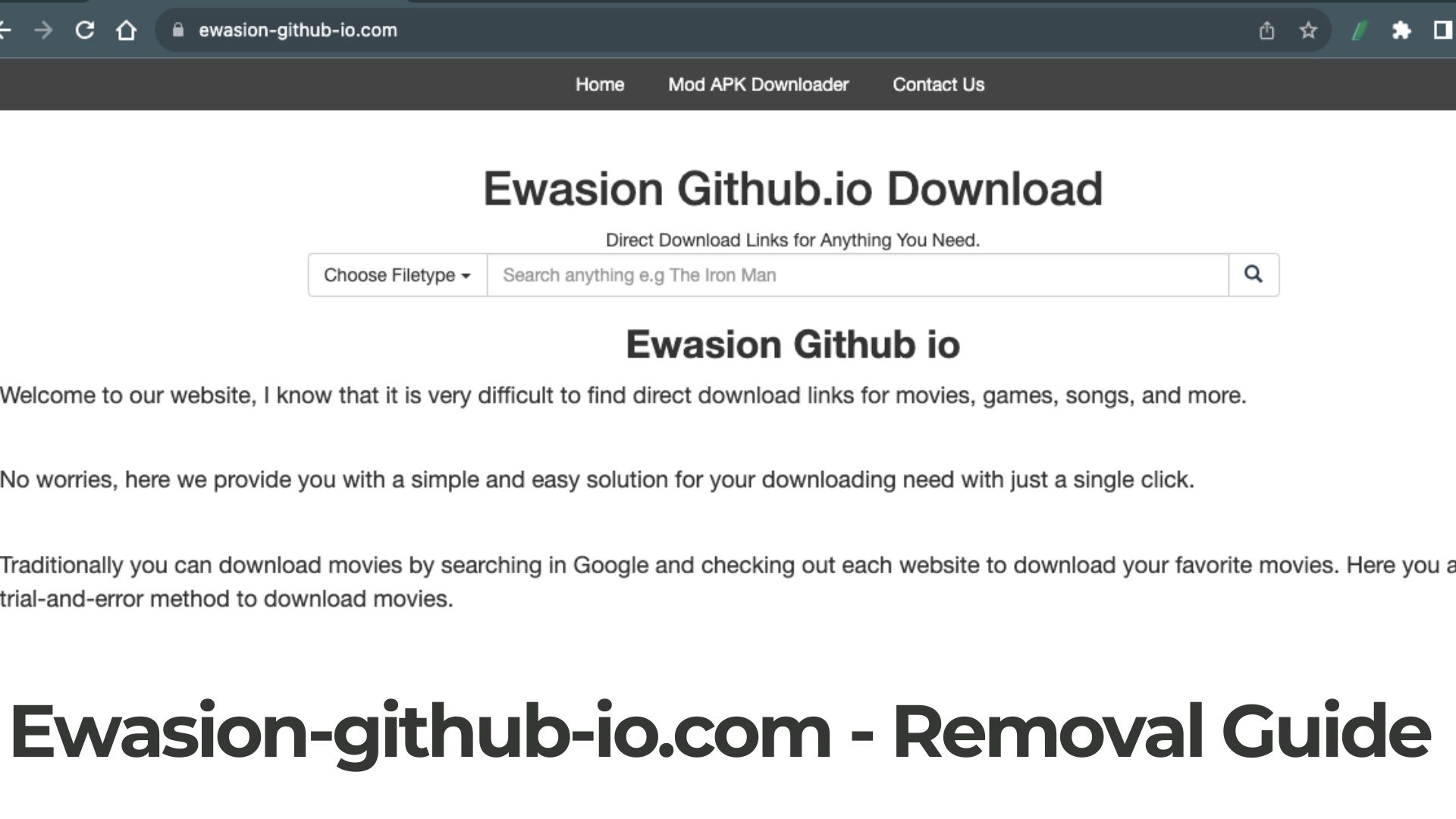 Ewasion-github-io.com - Is It Safe? [Scam Check]