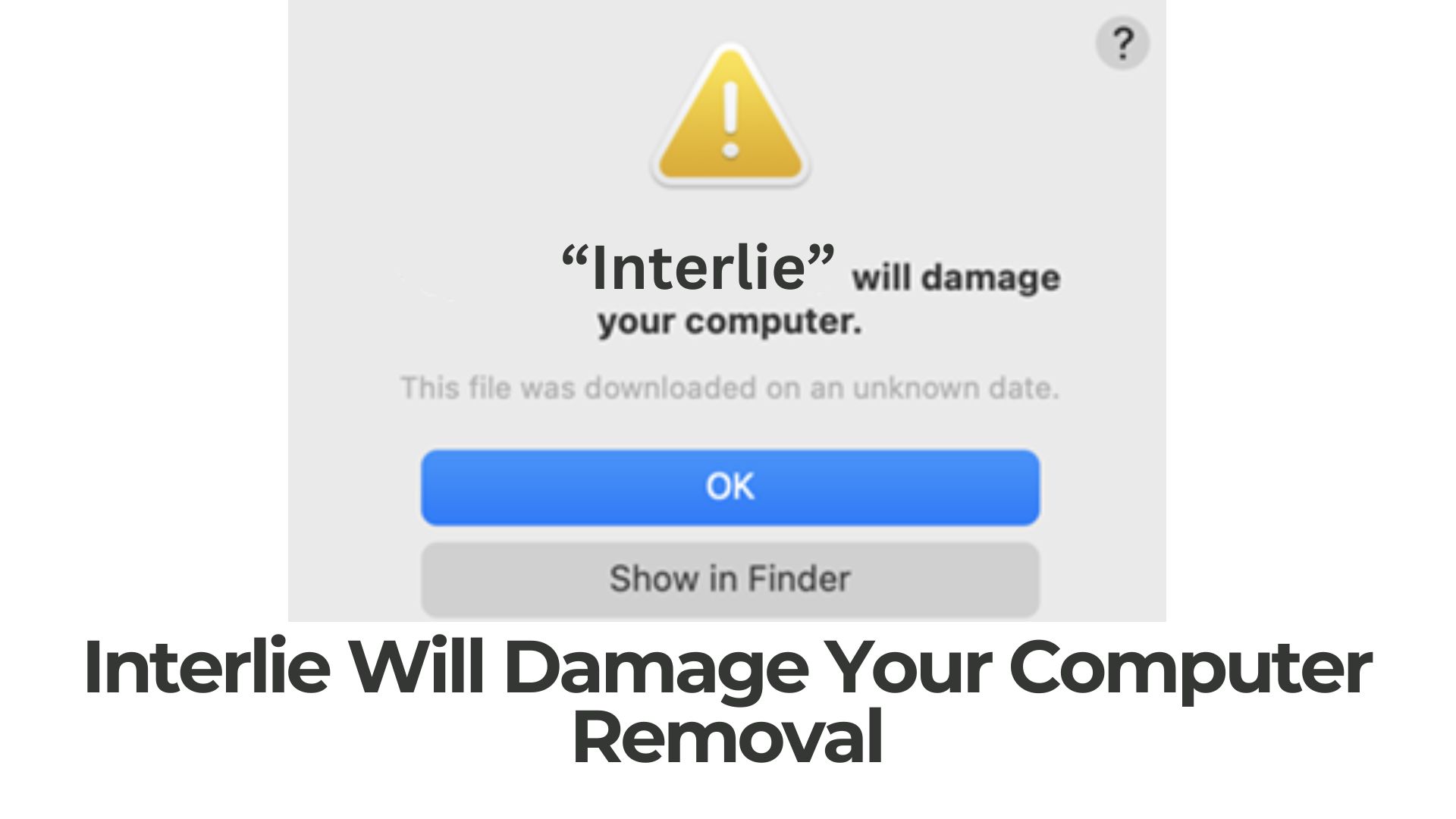 Interlie Mac Virus - How to Remove It