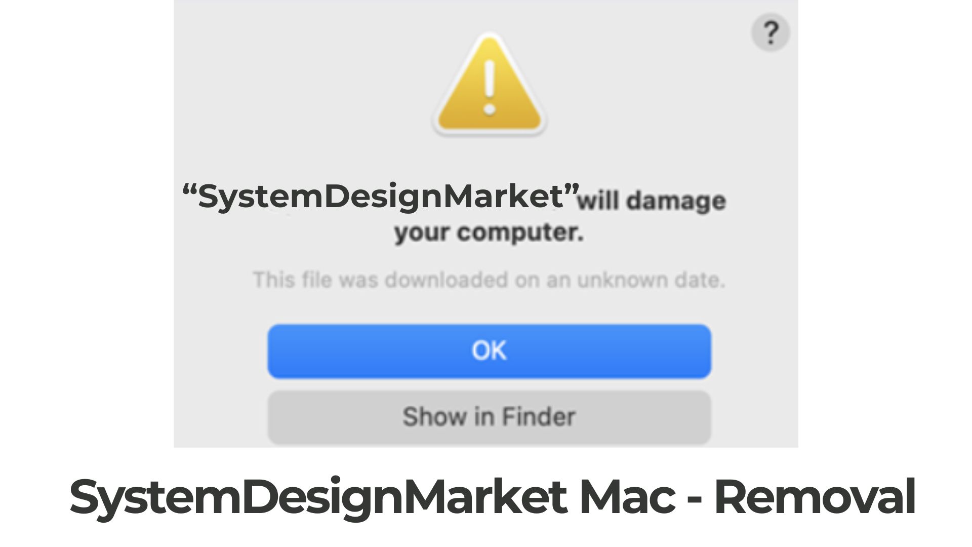 SystemDesignMarket Mac Virus - How to Remove It [5 Min]