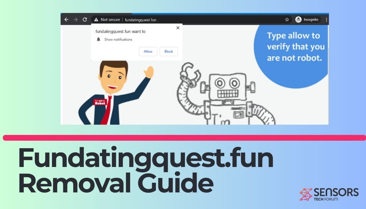 Fundatingquest.fun Pop-up Ads Removal Guide