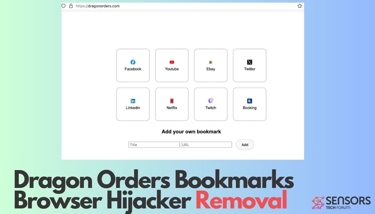 DragonOrders.com Browser Hijacker Removal