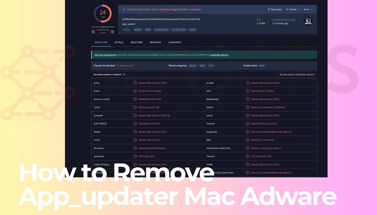 App_updater Mac Adware Removal Guide