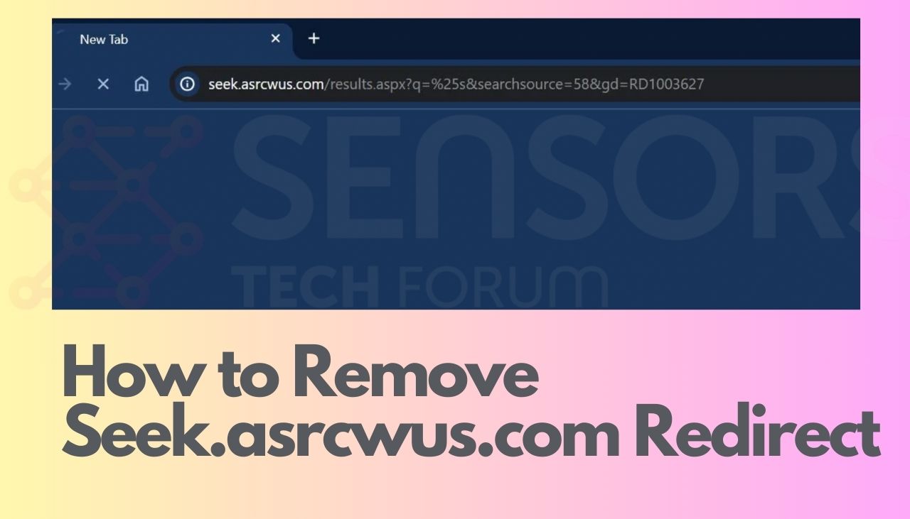 Seek.asrcwus.com Redirect Virus Removal