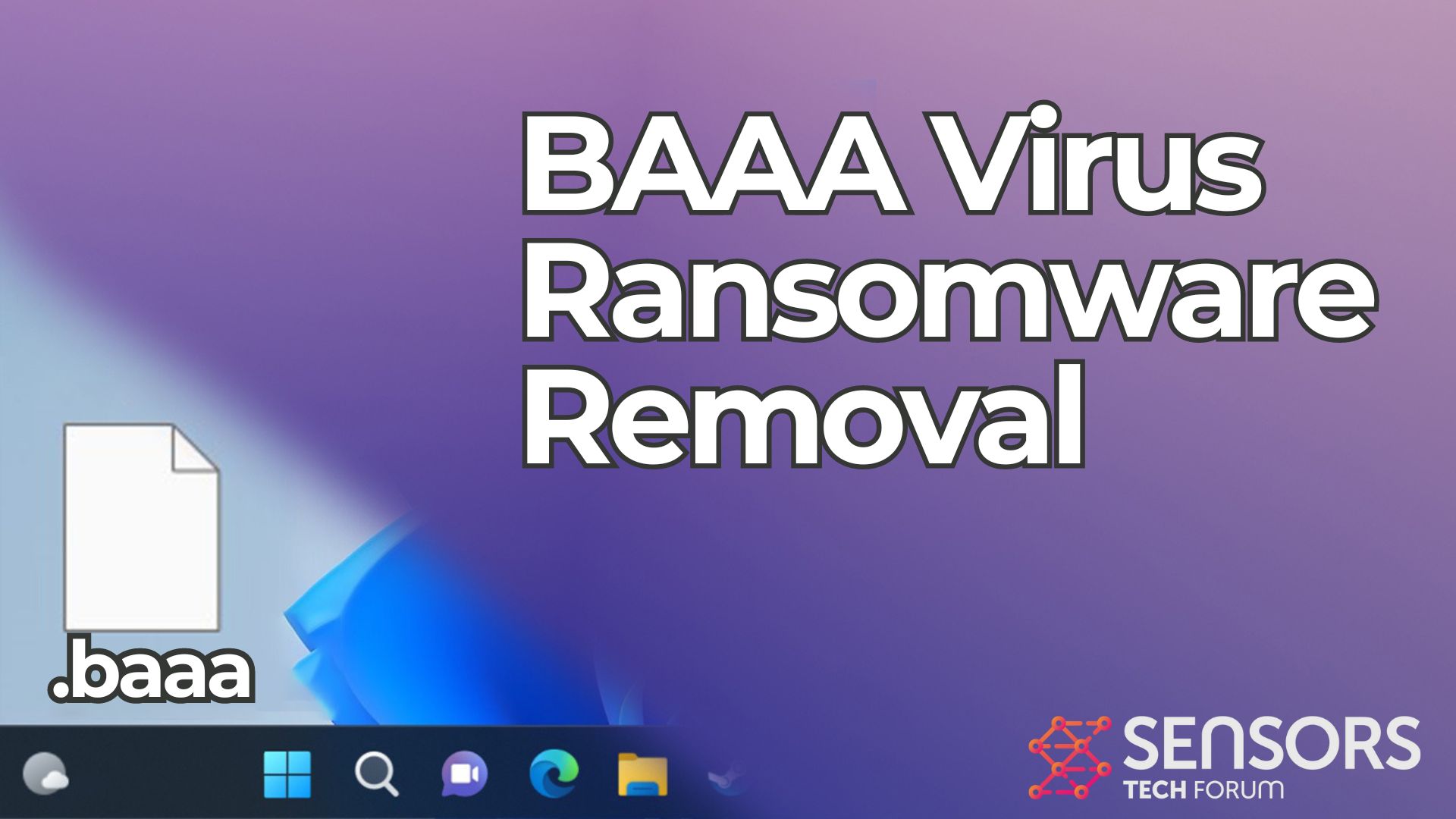 BAAA Virus [.baaa Files] Decrypt + Remove It [Fix]