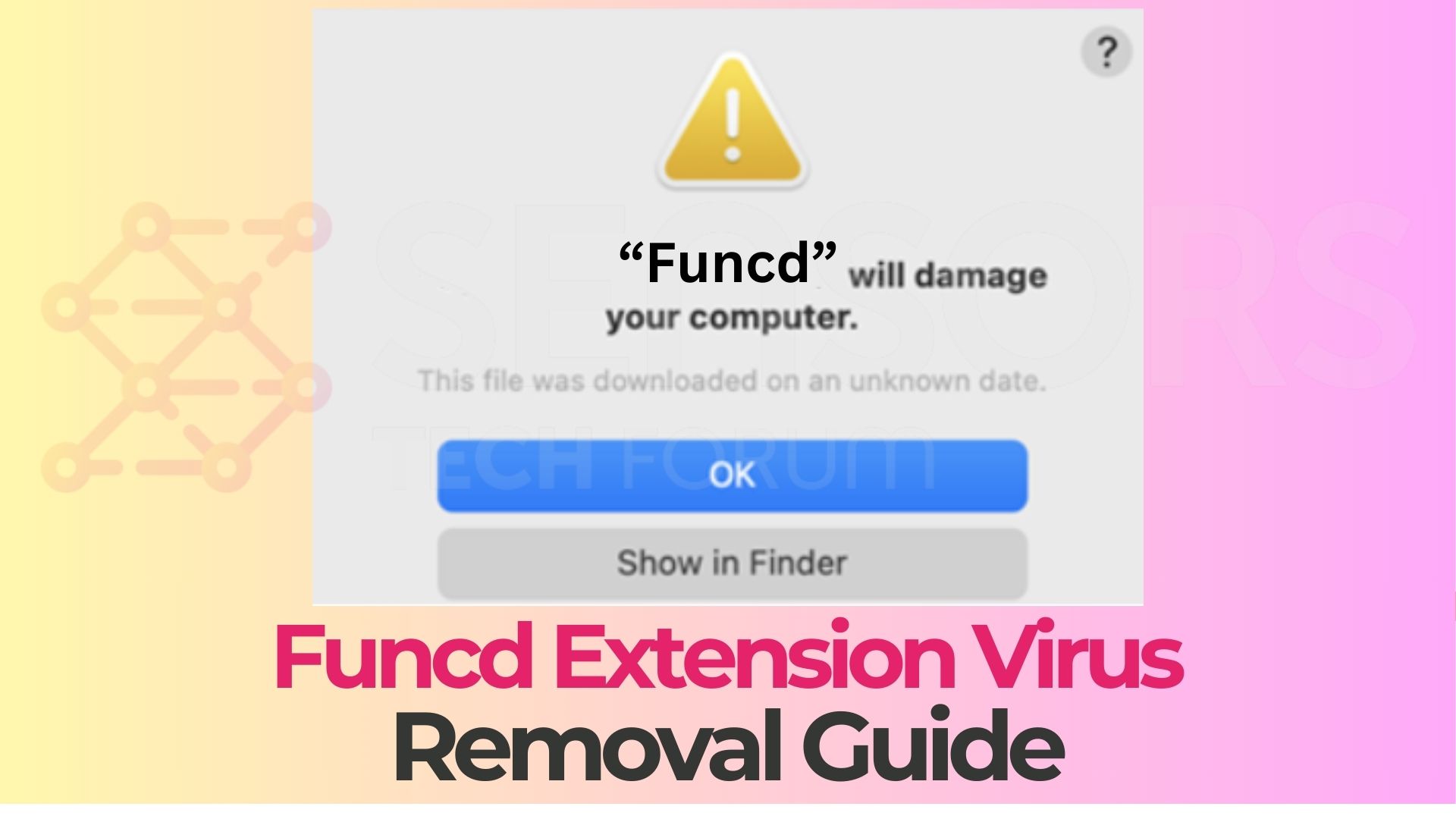 Funcd Will Damage Your Computer Mac - Removal