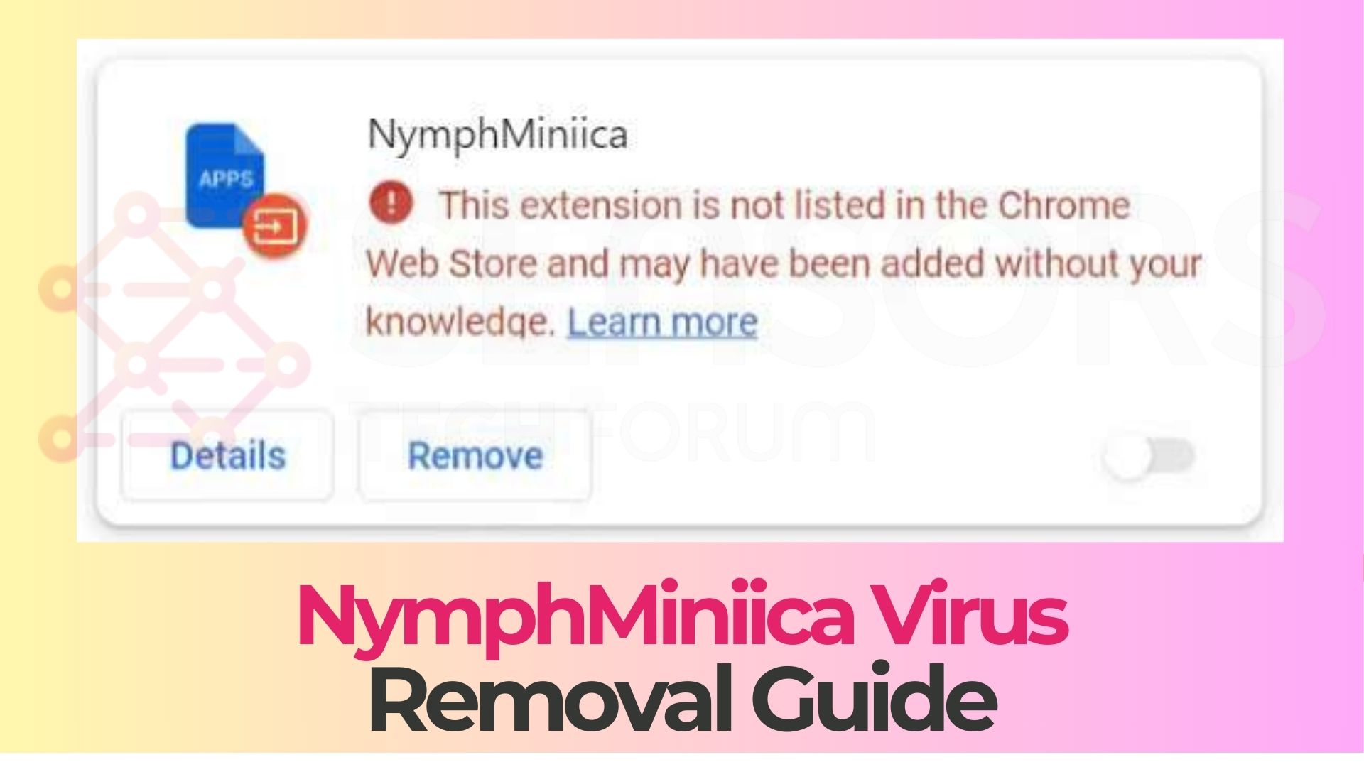 NymphMiniica Pop-up Ads Virus - How to Remove It [Fix]